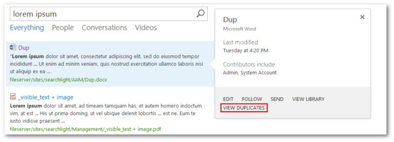 Finding Duplicate Files in SharePoint - Aquaforest